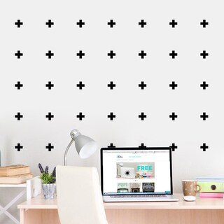 Small Plus Sign Set Vinyl Wall Decal - Bed Bath & Beyond - 14336675