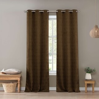 Duck River Santo Duck River Blackout 96-inch Grommet Window Curtain ...