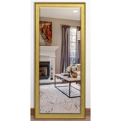 US Made Vintage Gold Beveled Full Body Mirror - Overstock - 14355118