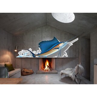 Full Color Marlin Full Color Decal, Marlin, Fish Full color sticker ...