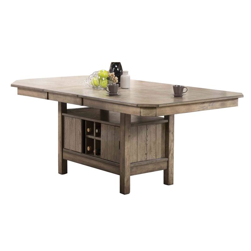 Acme Furniture Ramona Oak Wood Veneer Dining Table - Overstock - 14370365