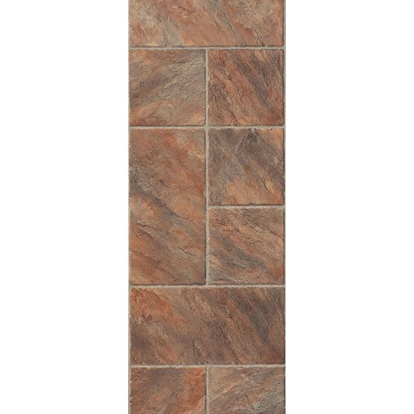 Castilian Block Faux Stone Interlocking Laminate Flooring Pack (21.15 ...