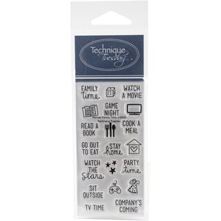 Technique Tuesday Clear Stamps 2X4-Planner - Family Time - Bed Bath ...