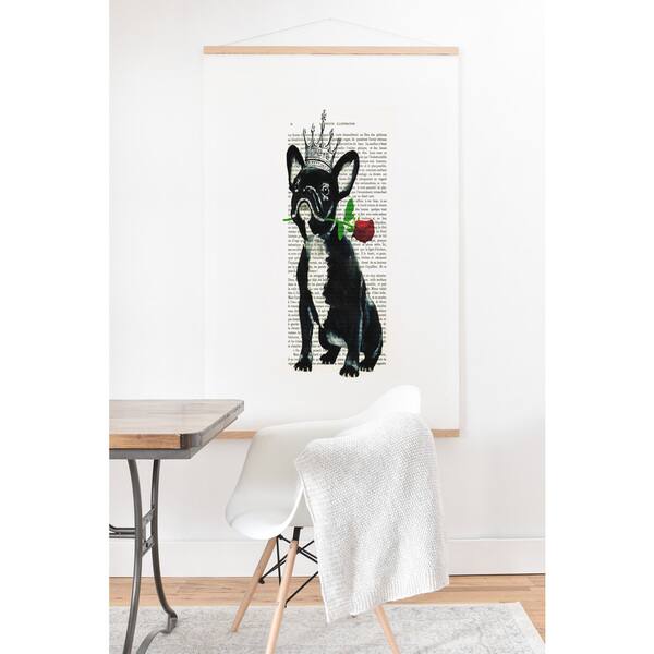 Coco De Paris 'Frenchie with Flower' Art Print and Hanger - Bed Bath ...