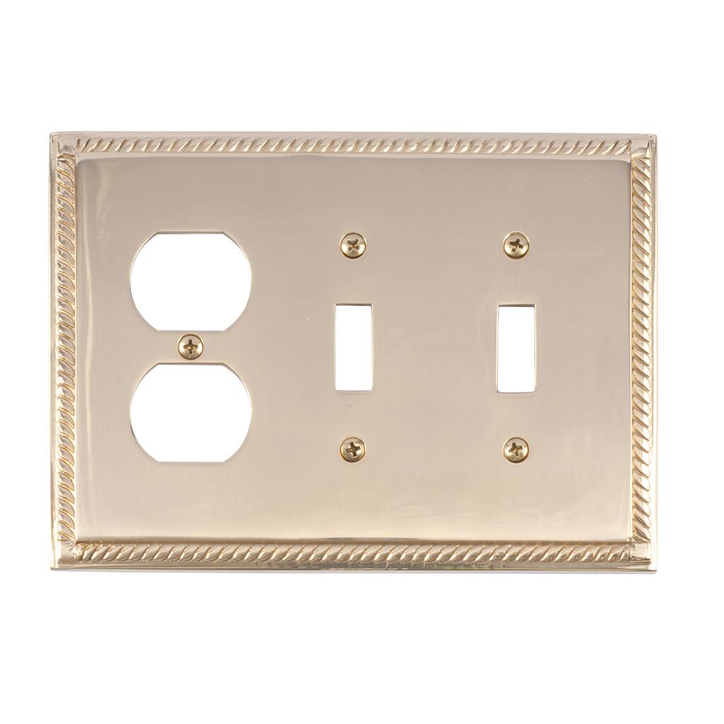 Georgian Triple 2-Switch/ 1-Outlet - Overstock - 14404494