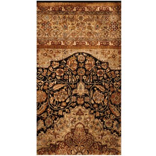 HERAT ORIENTAL Handmade One-of-a-Kind Vegetable Dye Oushak Wool Rug - 2 ...