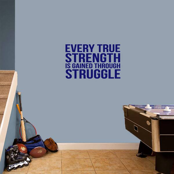 Every True Strength 24 x 15 Wall Decal - Bed Bath & Beyond - 14419579
