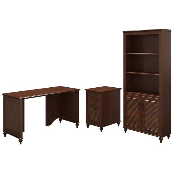 Volcano Dusk Desk, Bookcase, File from kathy ireland Home by Bush ...