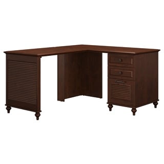 Volcano Dusk L Desk with Drawers by Bush Furniture - Bed Bath & Beyond ...