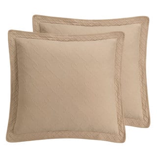 Williamsburg Richmond Tan Euro Sham - Bed Bath & Beyond - 14443432