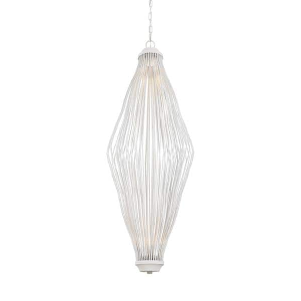 Feiss Kellen 2 Light Plaster White Chandelier - Bed Bath & Beyond ...