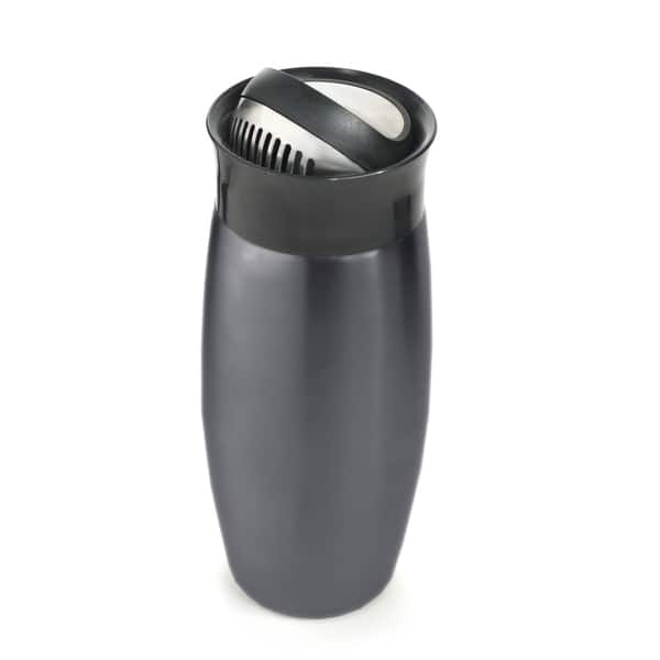 Metrokane Houdini Black Stainless Steel Flip-top Cocktail Shaker - Bed ...