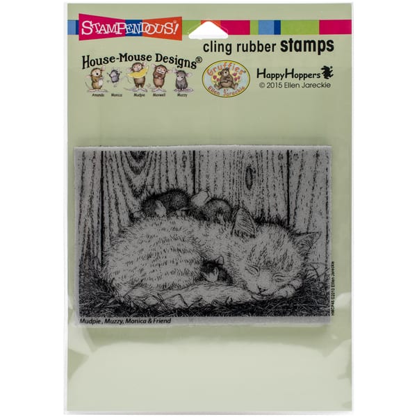 Stampendous House Mouse Cling Stamp 4.5X5.5-Cat Nap - Bed Bath & Beyond ...