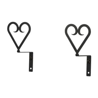 Wrought-iron Heart Curtain Swags - Bed Bath & Beyond - 14463478