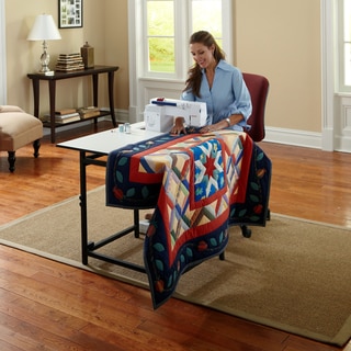 Sullivans Quilt and Sew Add-A-Table, Fully Assembled with Smooth ...
