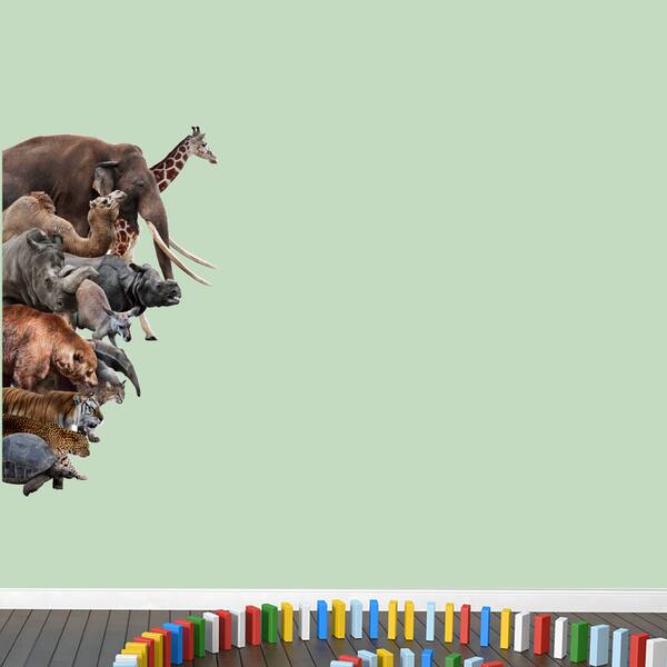 Real Life Zoo Animals Printed Wall Decal - Bed Bath & Beyond - 14477285