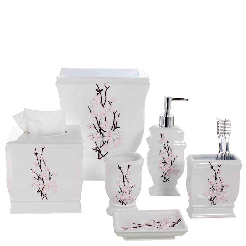 Vanda 6-piece Bath Accessory Set - Overstock - 14505994