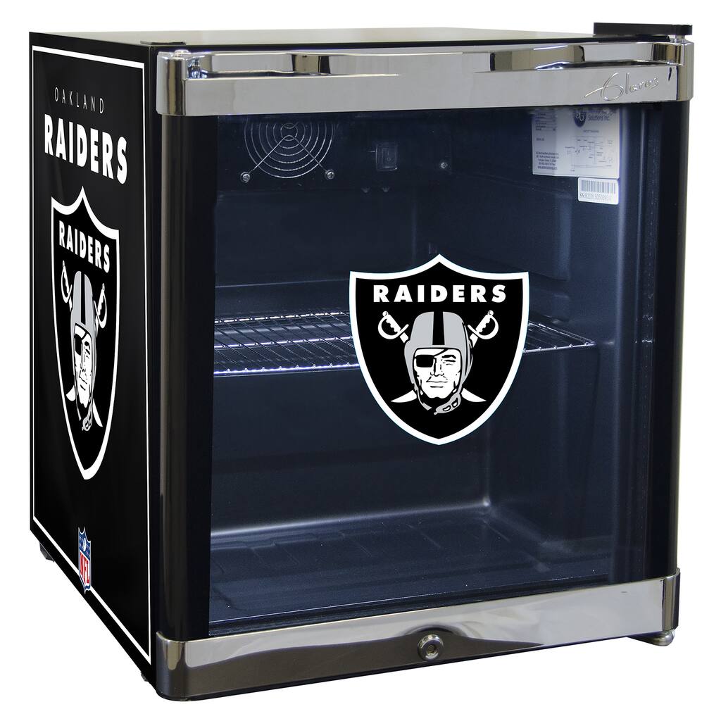 NFL Oakland Raiders 1.8 Cubic Foot Refrigerated Beverage Center ...
