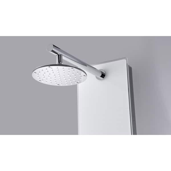 ANZZI Veld 64 in. Full Body Shower Panel with Heavy Rain Shower in ...