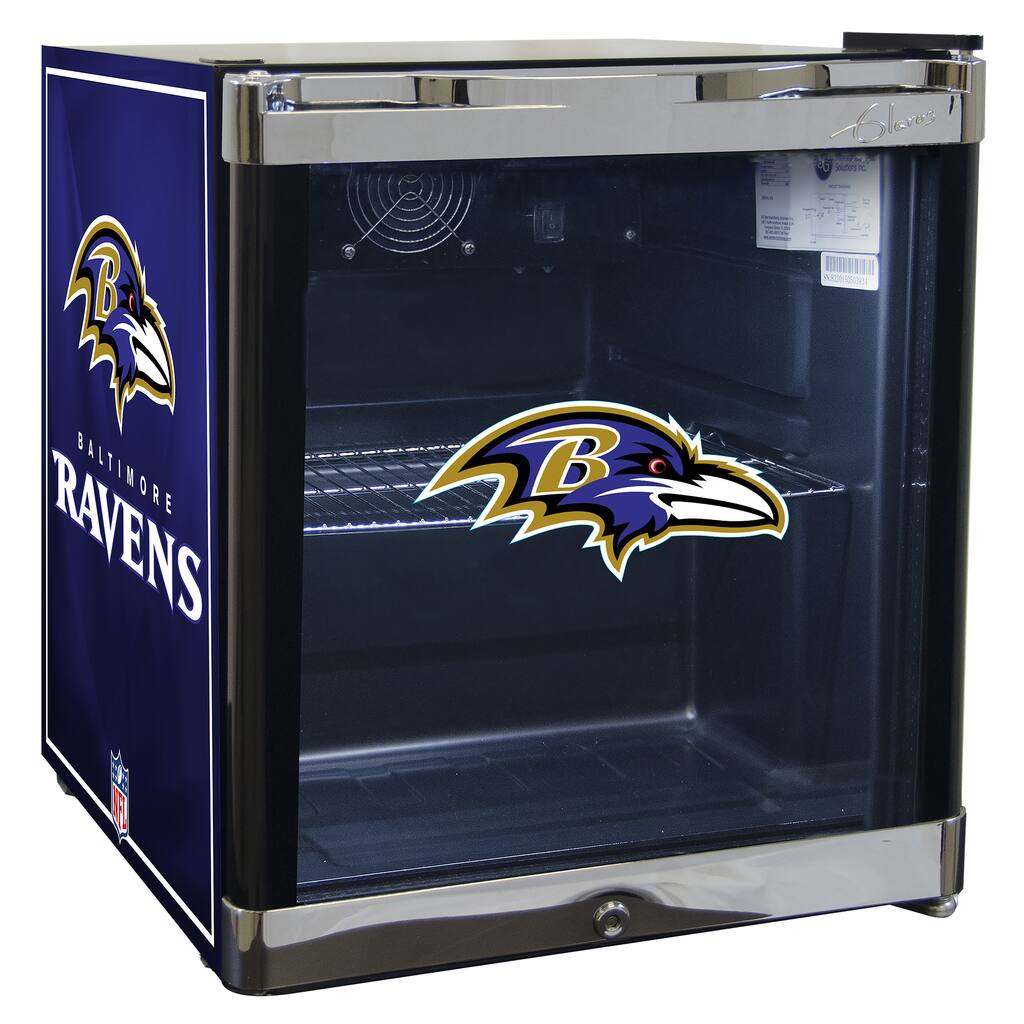 NFL Baltimore Ravens 1.8 Cubic Foot Refrigerated Beverage Center ...