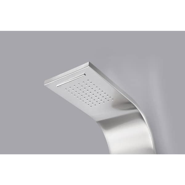 ANZZI Vanzer 52 in. Full Body Shower Panel with Heavy Rain Shower in ...