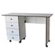 Sullivans Portable Sewing Table with Extended Drawers up to 10" - White ...