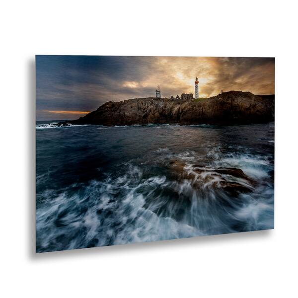 Mathieu Rivrin 'The Lighthouse' Floating Brushed Aluminum Art - Bed ...