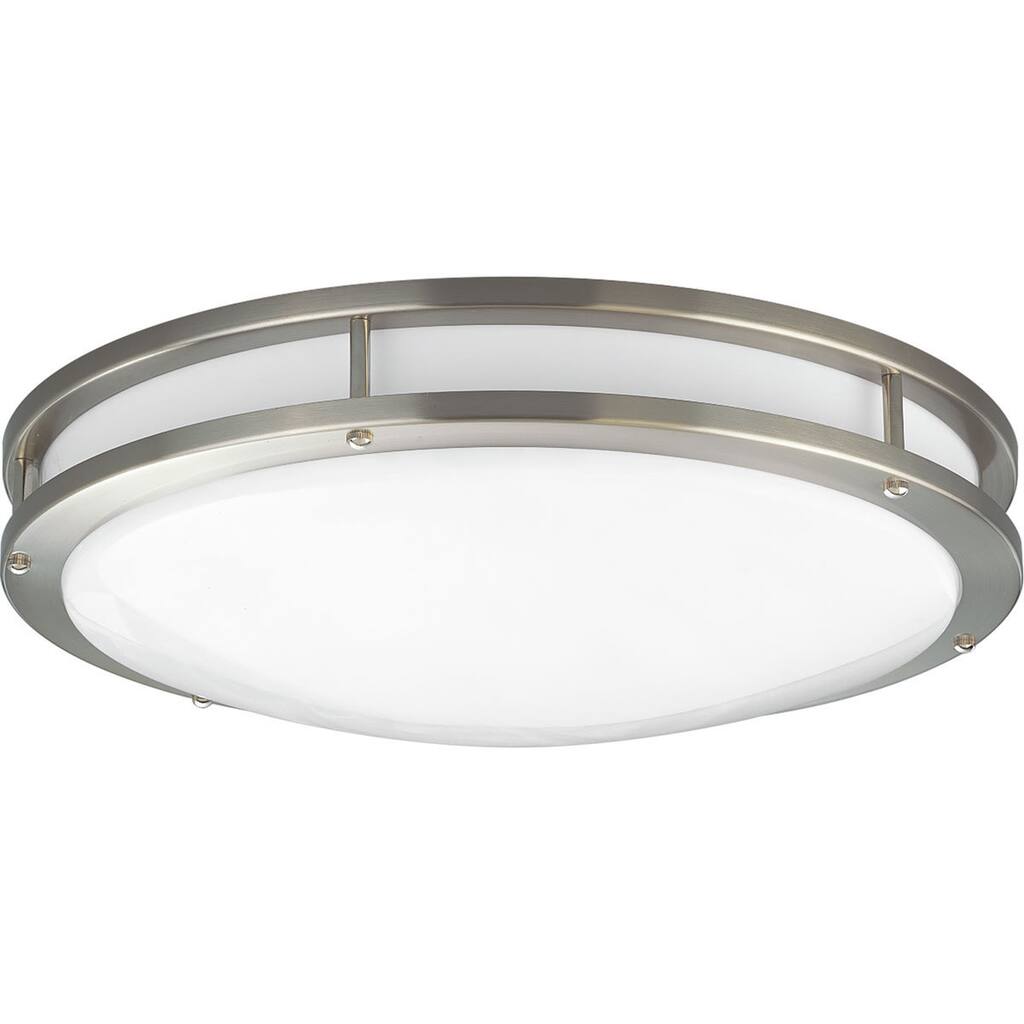 LED CTC COMM White Acrylic 1-light LED Close-to-ceiling Fixture with DC ...