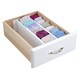 White Spring-loaded Drawer Dividers (Set of 2) - Bed Bath & Beyond ...