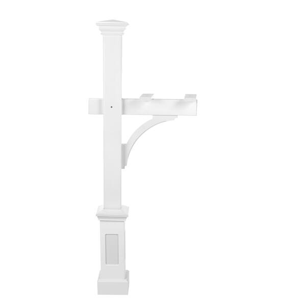 Vinyl Mailbox Post with Box Base, White by Lazy Hill Farm Designs - Bed ...