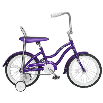 Micargi Taylor Girls' Purple 16-inch Bike with Training Wheels ...