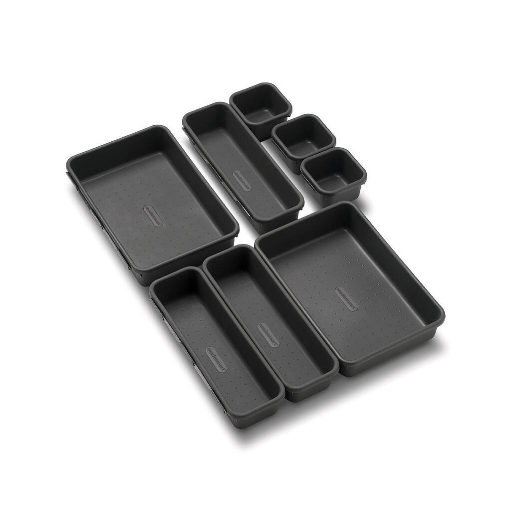 Made Smart 8-piece Interlocking Storage Bin Set - Overstock - 14541061