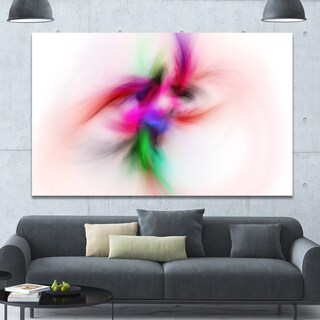 Designart "Colorful Electromagnetic Field" Abstract Wall Art Canvas ...