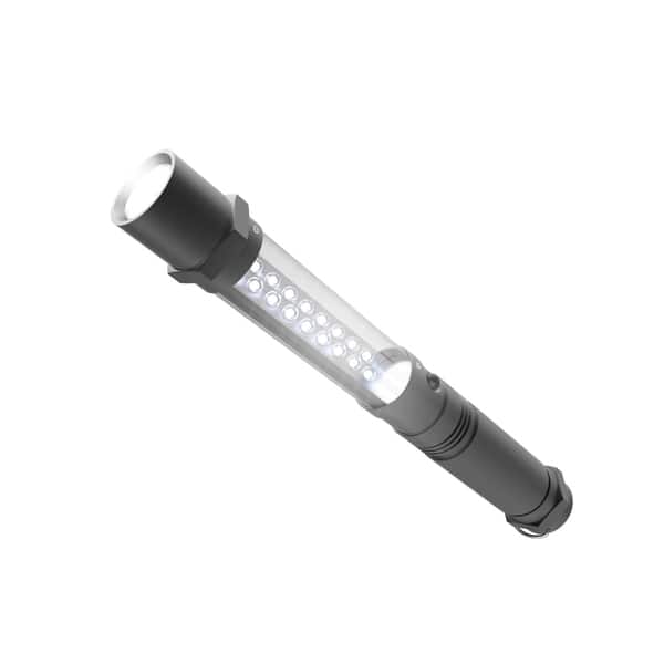 Hanging Aluminum LED Flashlight –90 Lumens Aluminum Handheld Dual Beam ...