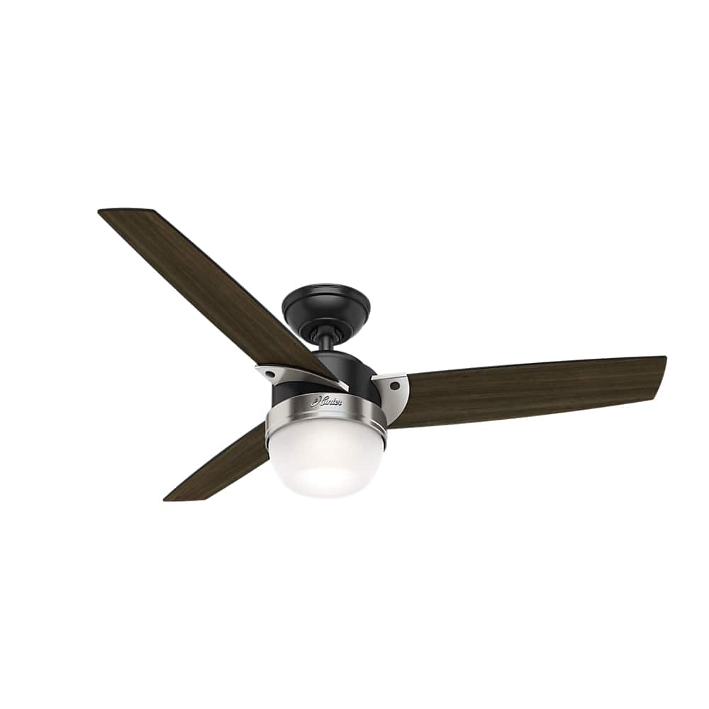 Hunter 48" Flare Ceiling Fan - Black - Overstock - 14566100