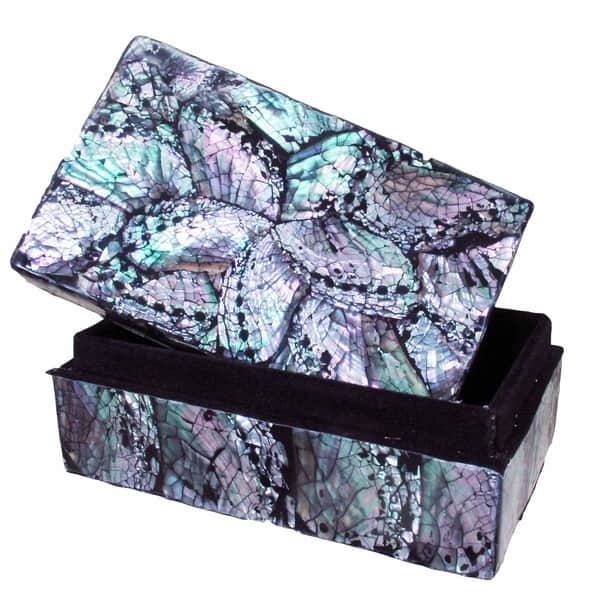 Shimmering Shells Rectangular Box with Lid - On Sale - Bed Bath ...