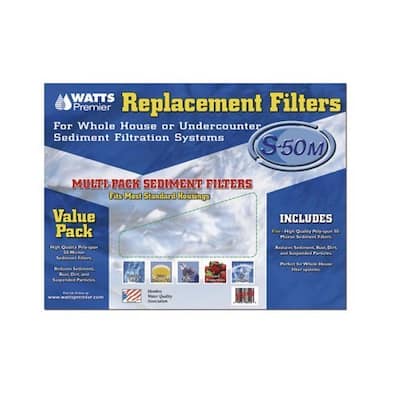Watts Whole House Premier Replacement Filters (5-Pack) - Overstock ...