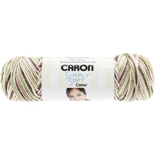 Simply Soft Camo Yarn-Pink Camo - Bed Bath & Beyond - 14603101