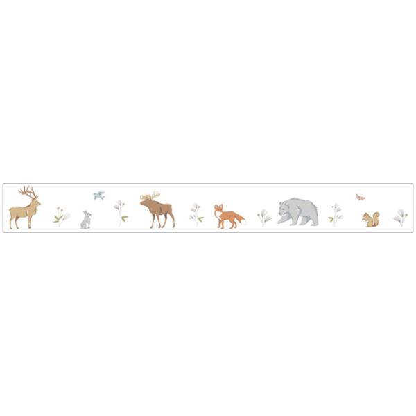 Sweet Jojo Designs Wall Paper Border for the Woodland Toile Collection ...