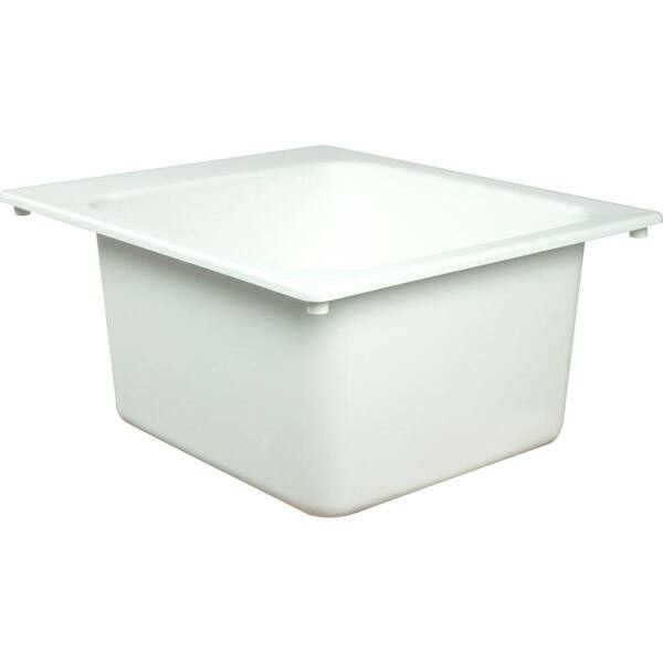 Fiat White Molded Stone Utility Sink - Bed Bath & Beyond - 14604954