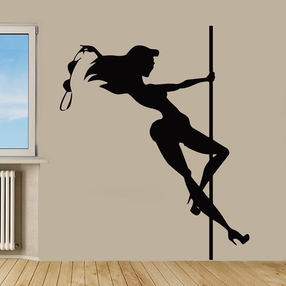 pole dancing stickers