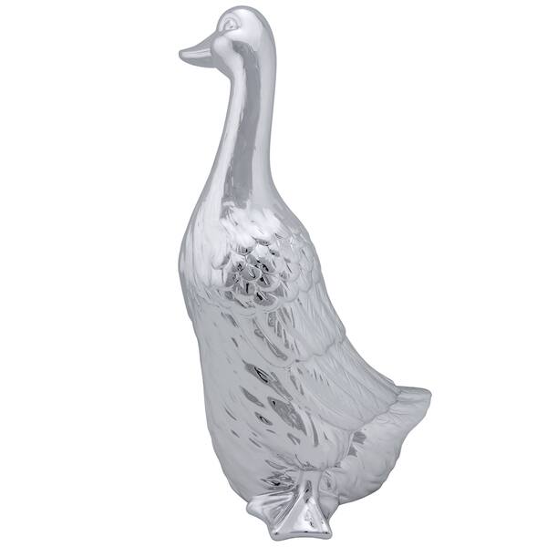Americana Silver Goose Statue - Bed Bath & Beyond - 14660230