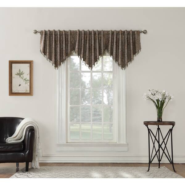 Sun Zero Salazar Blackout Lined Back-Tab Window Valance - Bed Bath ...