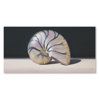 GreenBox 'Nautilus Shell' by Nancy Egan Canvas Wall Art - 48 x 24 - Bed ...