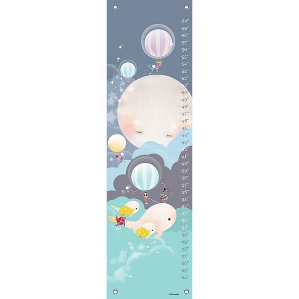 Oopsy Daisy 'Beluga Gumballs' by Schmooks Growth Chart - 12 x 42 - Bed ...