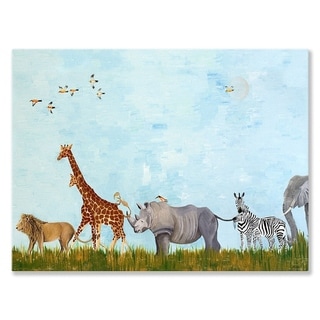 Oopsy Daisy 'Wild Things' by Julia Riordan Scherer Canvas Wall Art - 18 ...