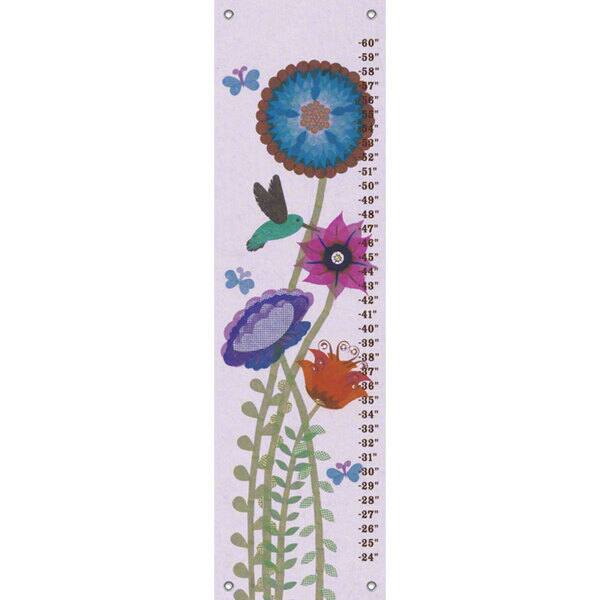 Oopsy Daisy Hummingbird Garden Canvas Growth Charts - Bed Bath & Beyond ...