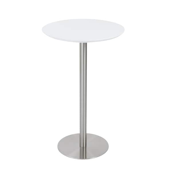 Cookie Stainless Steel Round 26-inch Table - Bed Bath & Beyond - 14708466