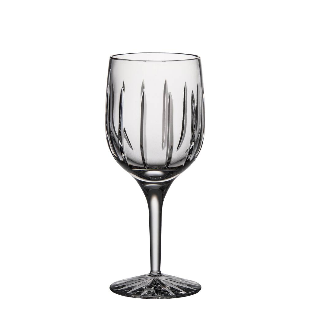 Majestic Gifts Clear Crystal 9-ounce Hand-cut Wine Goblets (Pack of 4 ...