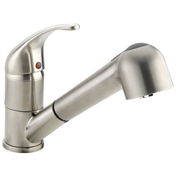 Belanger EBY77CBN Single Handle Pull-Out Kitchen Faucet, Brushed Nickel ...